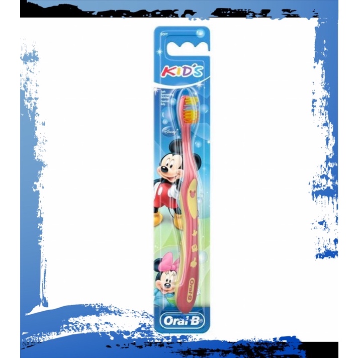ORAL-B Mickey Kids Soft Toothbrush 2-7 Years Old (1s) | Shopee Malaysia