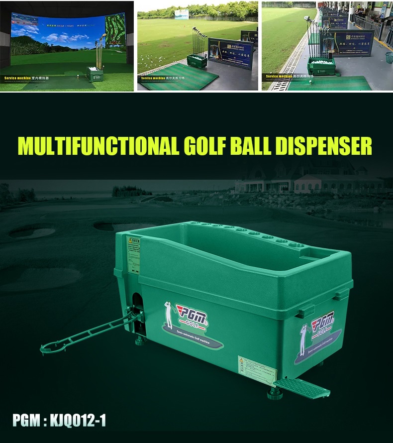 PGM Golf Multifunction semi-automatic ball dispenser machine can hold ...