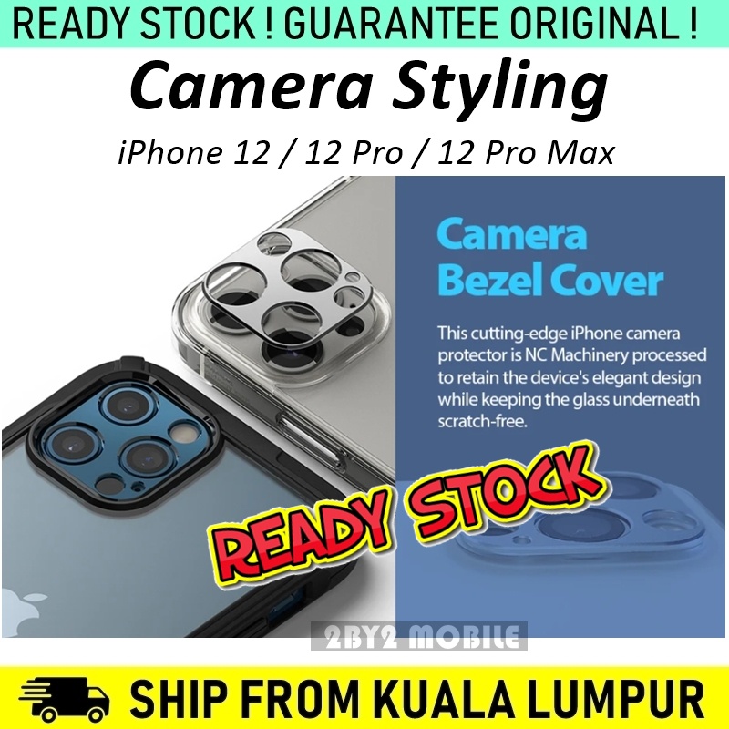 Ringke Camera Styling Aluminium Frame for iPhone 12 / 12 Pro / 12 Pro ...