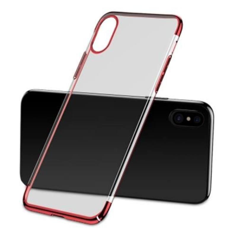 BASEUS GLITTER CASE ULTRA SLIM PC BACK COVER FOR IOS X (RED) | Shopee ...