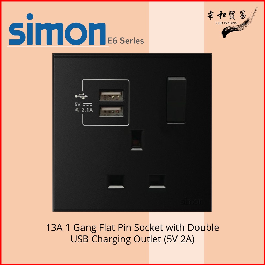 [VHO] [Sirim] Simon E6 BLACK Series Switch / Switches & Socket Outlet ...