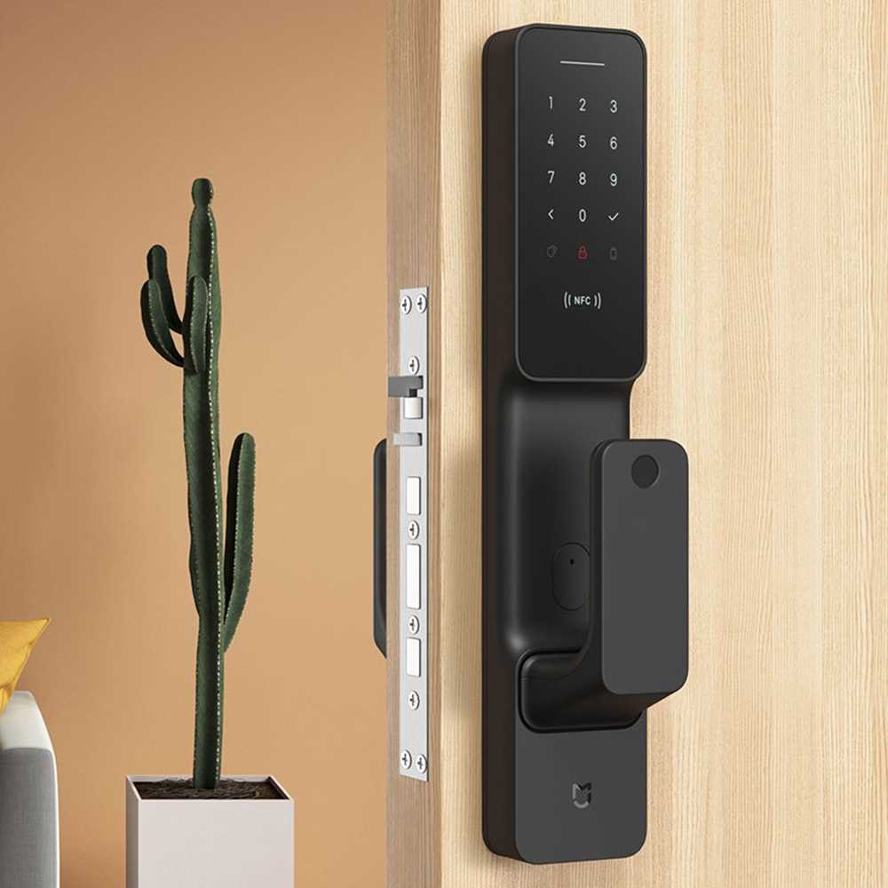 Xiaomi Mijia Push-pull Smart Door Lock (Black) | Shopee Malaysia