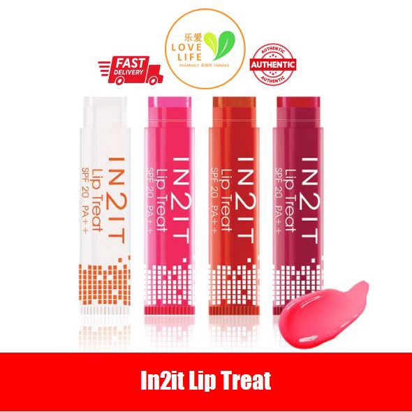 OFFER in2it Lip Treat nourishing lip balm spf20 PA++ with DPHP 4.5g ...