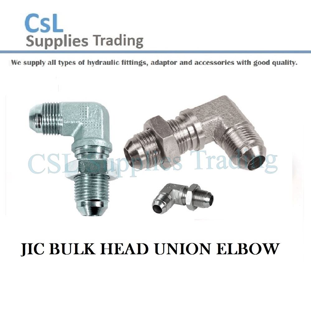 BH5G JIC BULK HEAD UNION ELBOW LOCK NUT HYDRAULIC ADAPTER | Shopee Malaysia