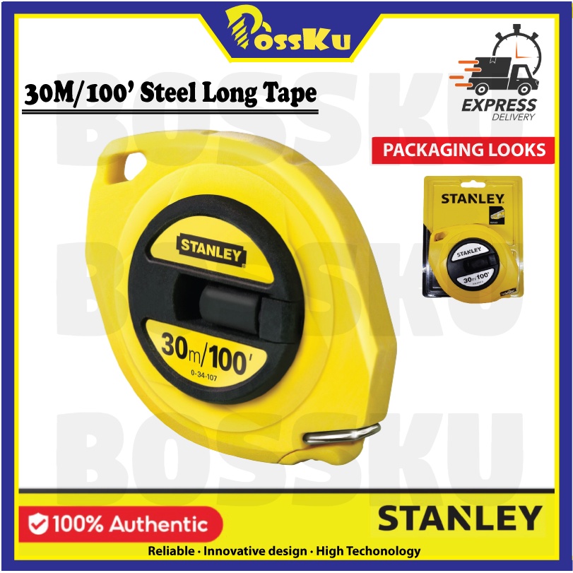 STANLEY 30M / 50M Steel Long Tape / Measuring Tape STHT34107-8 ...