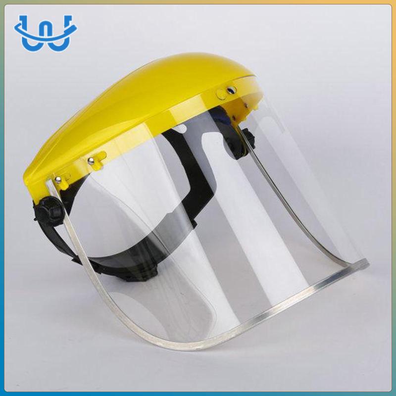 Face with Clear Visor for Garden Trimmer Pole Anti Headgear | Shopee ...