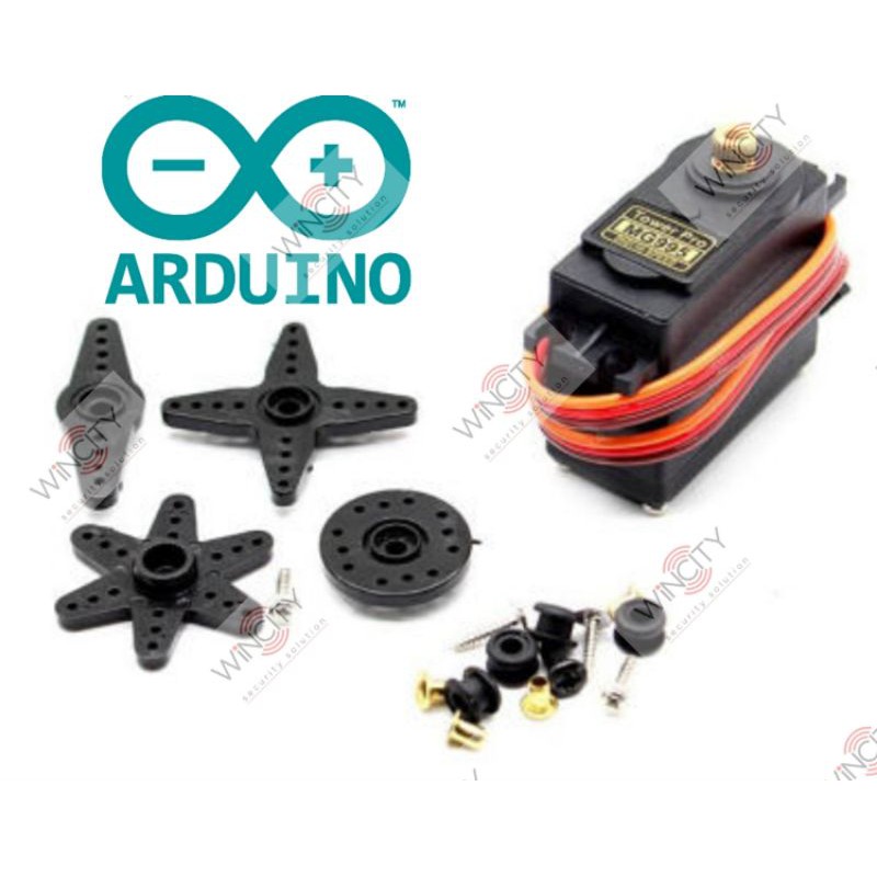 WSS MG995 Metal Gear Servo Motor 180 / 360 Degree Continuous | Shopee ...