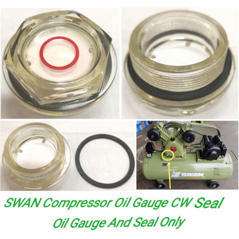SWAN Compressor Oil Lever Indicator Small / SWAN Compressor Oil Gauge ...