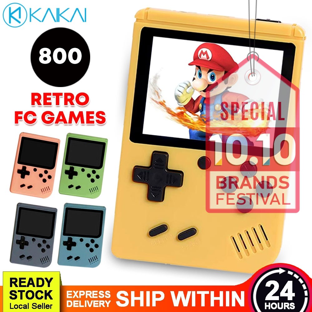 🔥PROMO🔥 800 Games Handheld Portable Retro Classic Gameboy Rechargeable ...