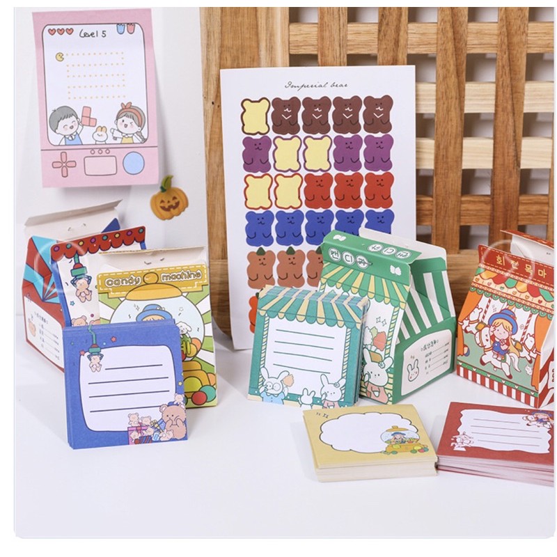 Milk carton shaped note paper (Many super cute and adorable designs ...