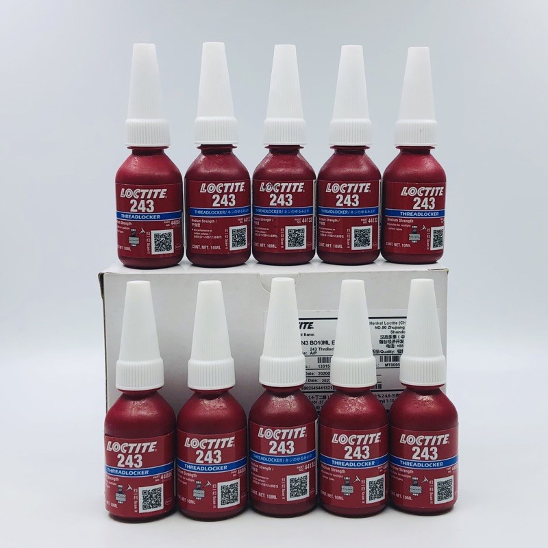 Loctite 243 Thread Locker Medium Strength 10ml 10pcs RM180 | Shopee ...