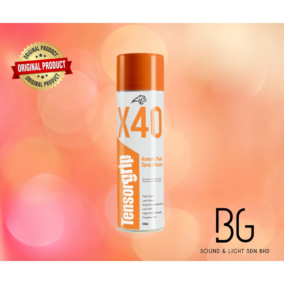 TensorGrip X40 Acoustic Panel Spray Adhesive Aerosol TensorGrip ...