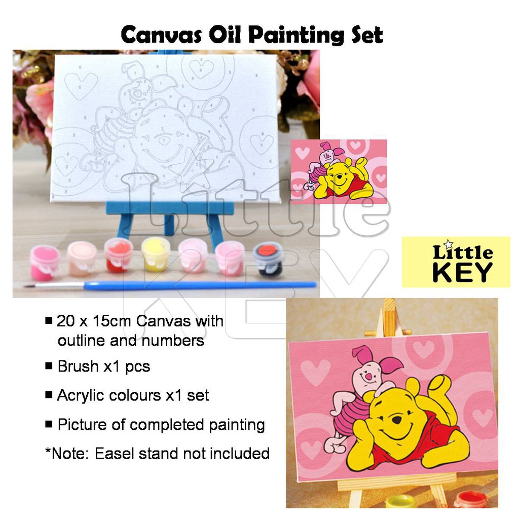 Painting by Number Kids Cute Conan Spongebob Doraemon Ultraman Garfield ...