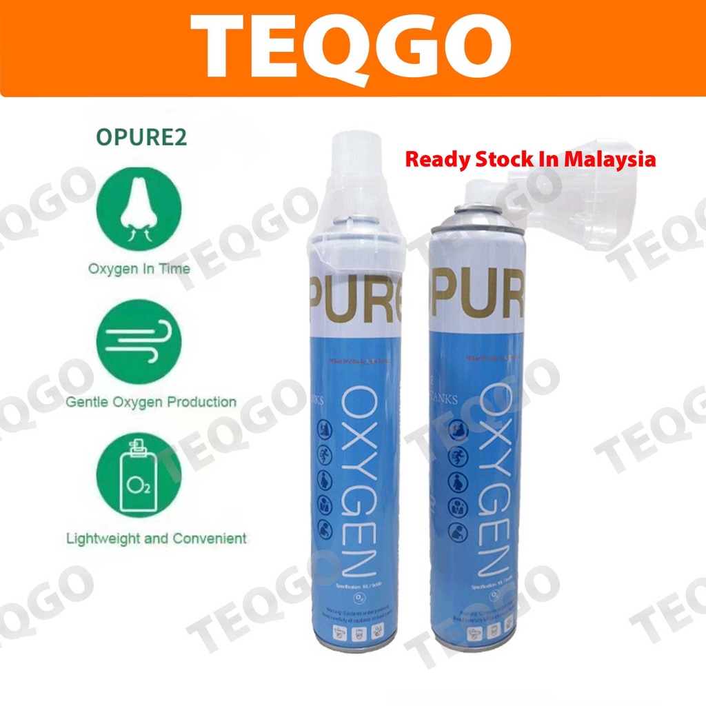 TEQGO OPURE Portable Oxygen Concentrator Tank/Oxygen Inhaler [99.6% ...