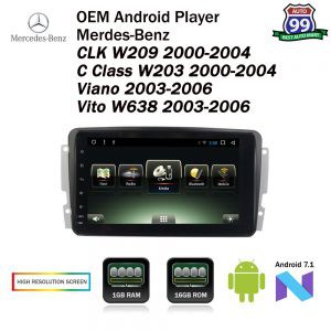 MERCEDES BENZ W203/W209 8INCH ANDROID PLAYER | Shopee Malaysia