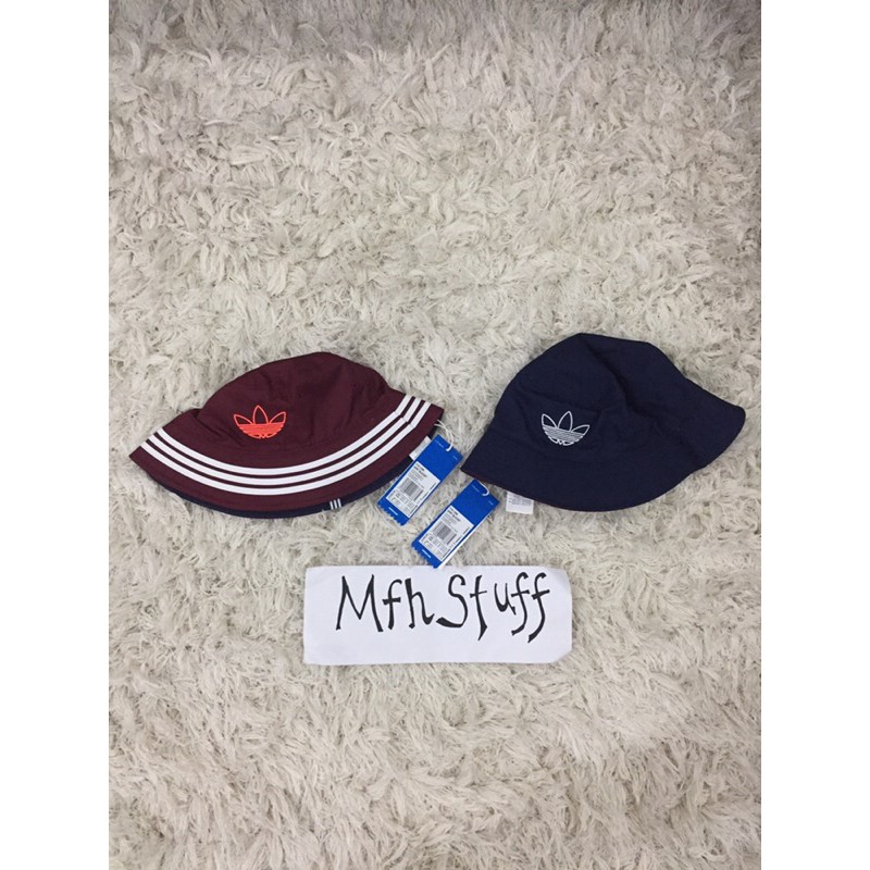 Adidas Original Bucket Hat Reversible | Shopee Malaysia