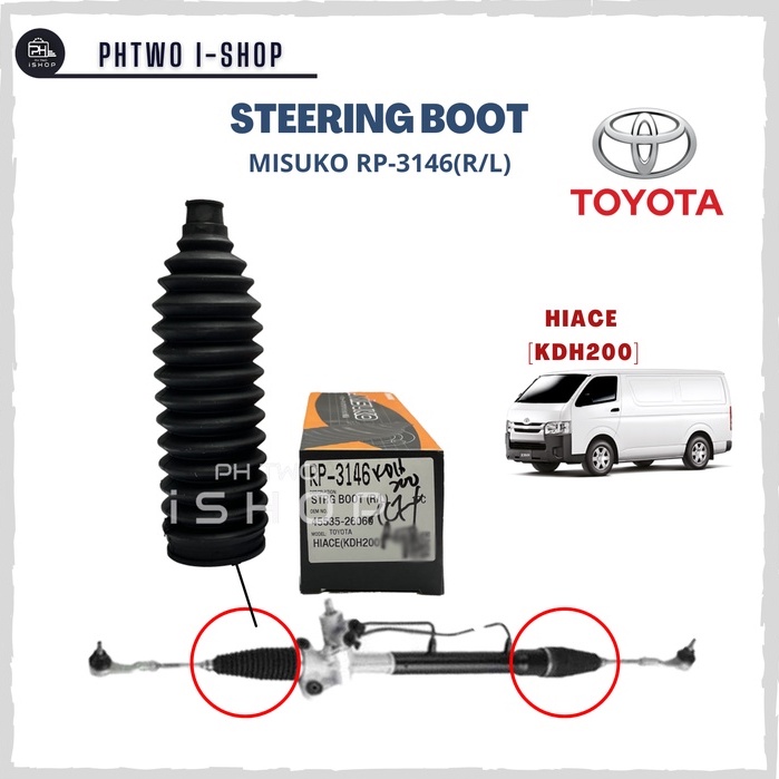 STEERING BOOT - TOYOTA HIACE KDH200 MISUKO RP-3146 (RH/LH) | Shopee ...
