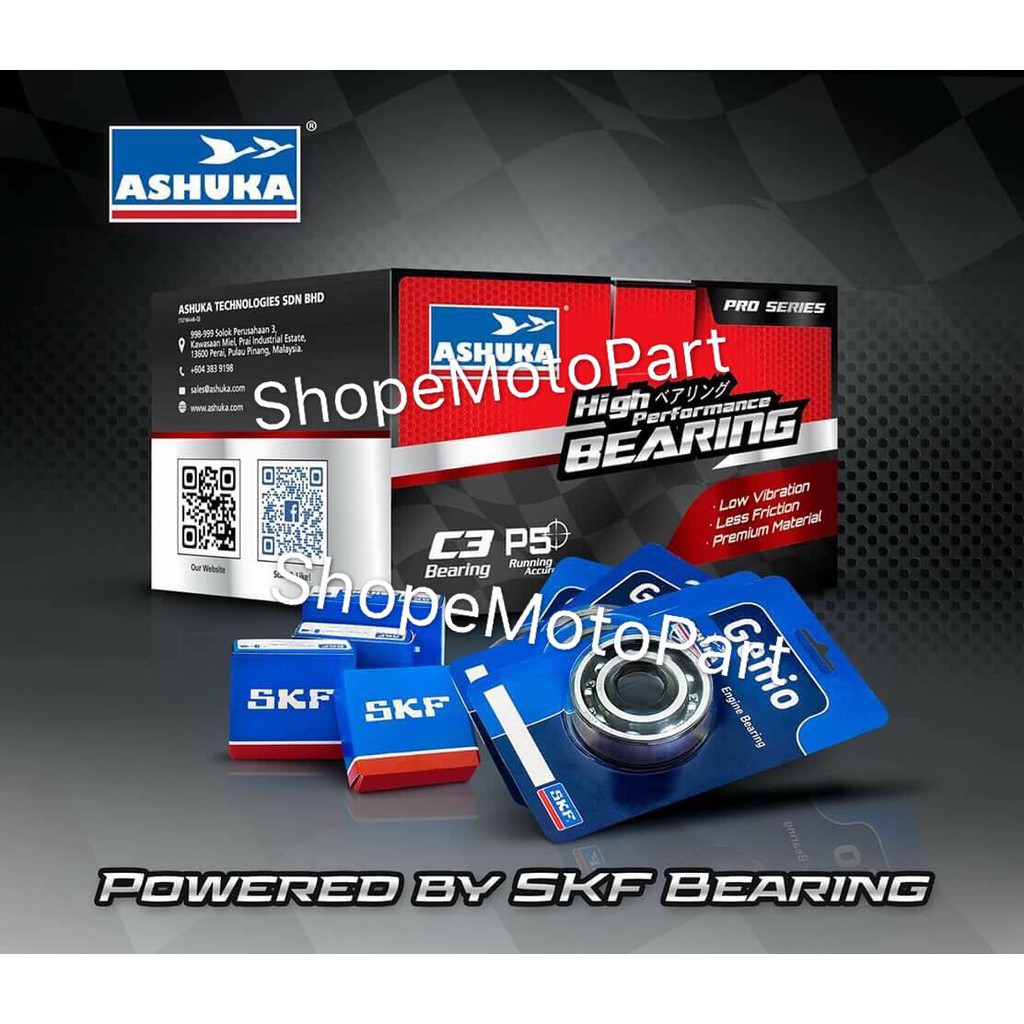 ASHUKA ENGINE ENJIN BEARING C3 RACING SET Y16ZR Y16 Y15ZR FZ150 FZ ...