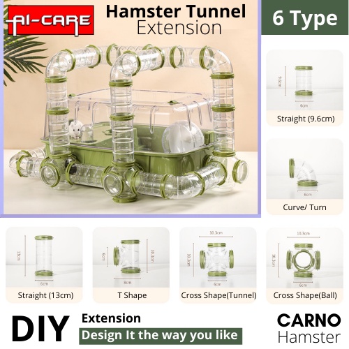 Universal Carno Hamster Cage Accessory Tunnel Extension Connecting Tube ...