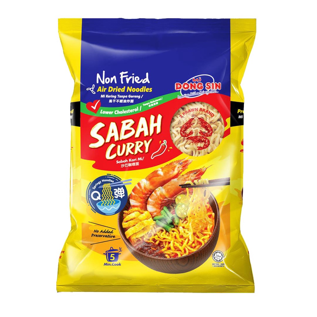 Dong Sin Sabah Mi Curry 270G (2 X 135G)沙巴咖喱面 【Halal】 | Shopee Malaysia