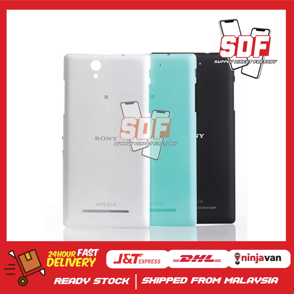 Sony C3 D2533 Back Glass Battery Cover Housing Replacement Part | Shopee Malaysia
