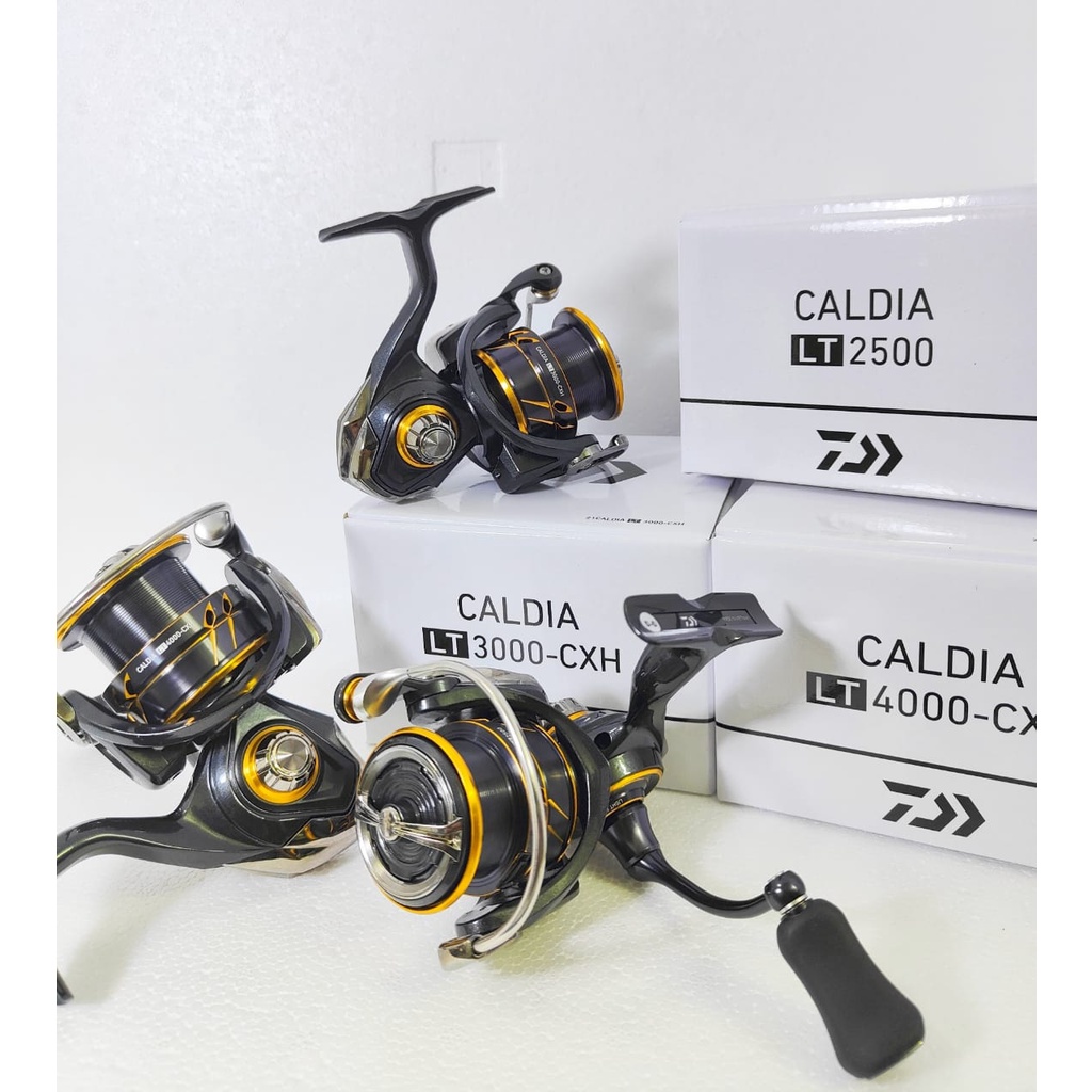 DAIWA CALDIA LT #2500, 3000-CXH, 4000-CXH (FREE JAPAN BRAIDED LINE100 ...