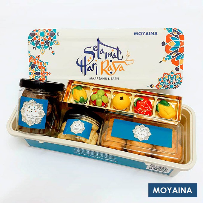 MOYAINA Hari Raya 2021 Aidilfitri Decoration Hamper Raya Cookies Gift ...