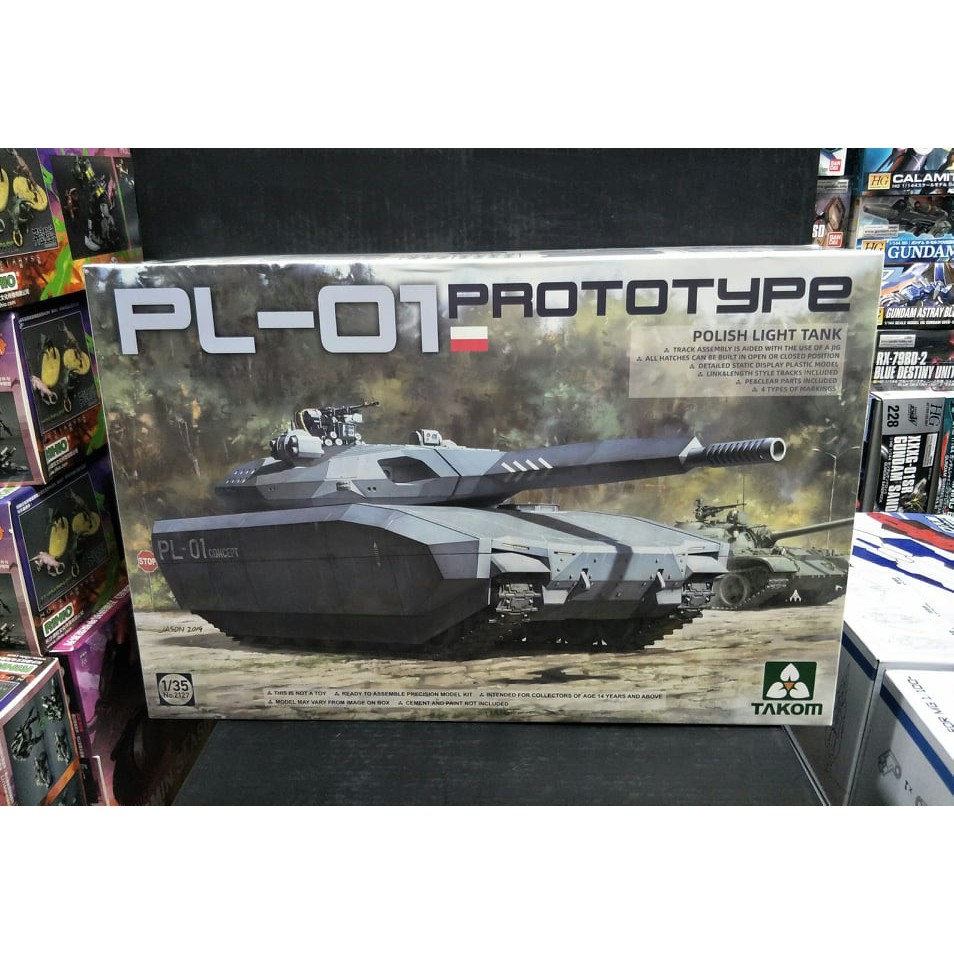 Takom 2127 1/35 PL-01 Prototype Polish Light Tank | Shopee Malaysia