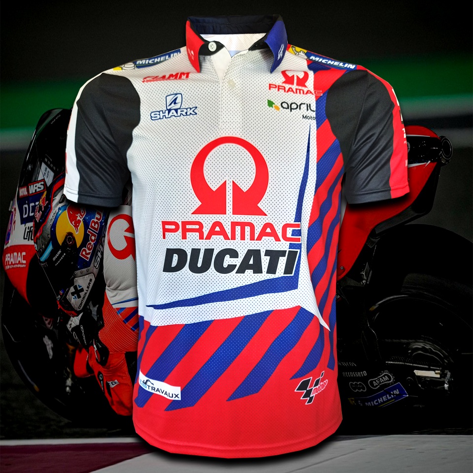 Polo Shirt MotoGP Ducati MG0007 Model Johann Sarco 5 Size S-5XL ...