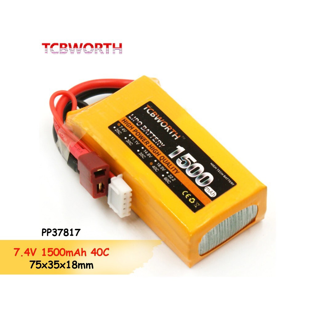 TCBWorth TCB Lipo Battery High Power Quality Tech 1500mAh-6000mAh RC 7 ...