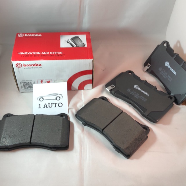 GENUINE BREMBO FRONT BRAKE PAD for MITSUBISHI EVO 4 pot Evo 5, 6, 7, 8 9, X SUBARU WRX STi ...