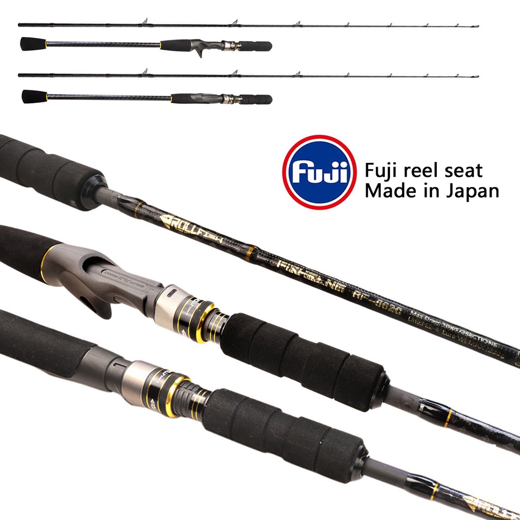 X-CROSS 1.68M/1.8M/1.98M Fuji Jigging Rod Slow-Jigging/Fast-Jigging/Light-Jigging Saltwater ...
