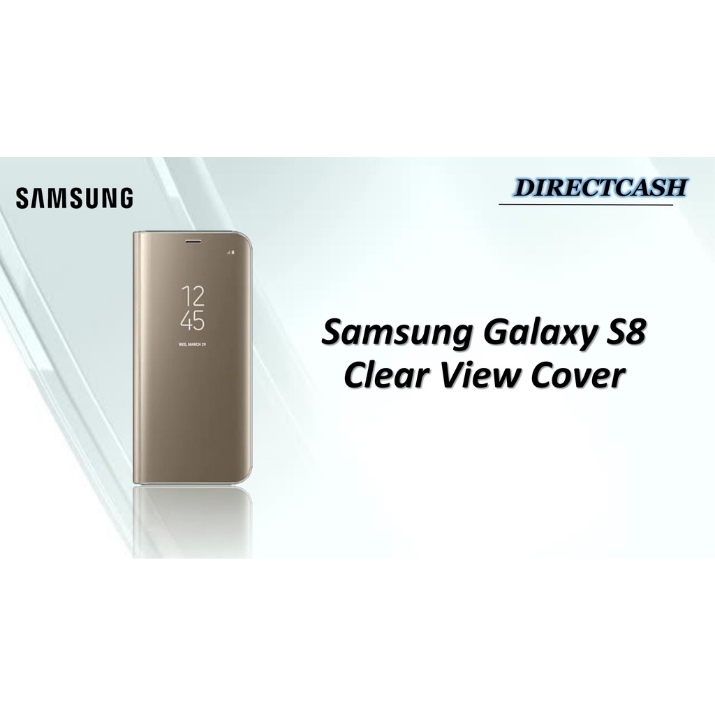 Samsung Galaxy S8 Clear View Cover - Original Samsung Malaysia | Shopee ...