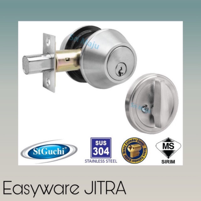 St Guchi Deadbolt Lock Thumturn&Key SGDB-D261 SUS304 -100% original ...