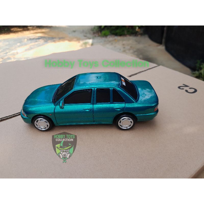 Replika kereta proton wira scale 1/24 Green | Shopee Malaysia