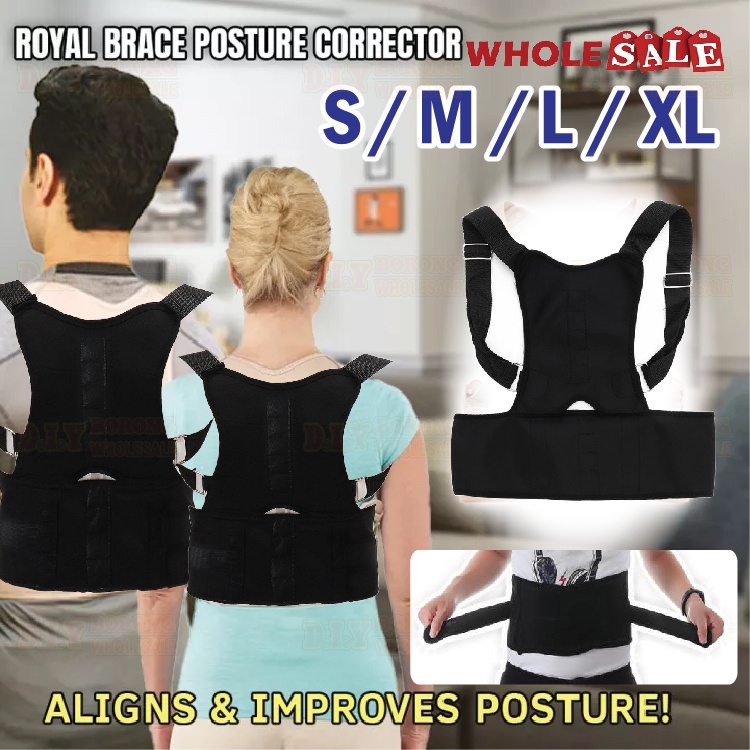 Back Support Posture Shoulder Correction Align Relieve Pain UNISEX/Baju ...