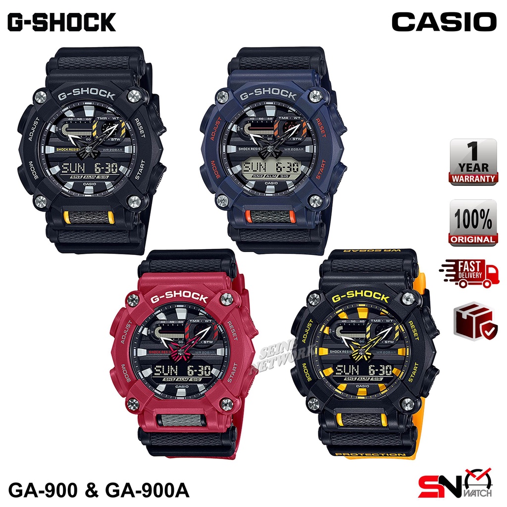 Casio G-Shock GA-900 GA-900A Analog Digital Resin Band Men Sports Watch ...