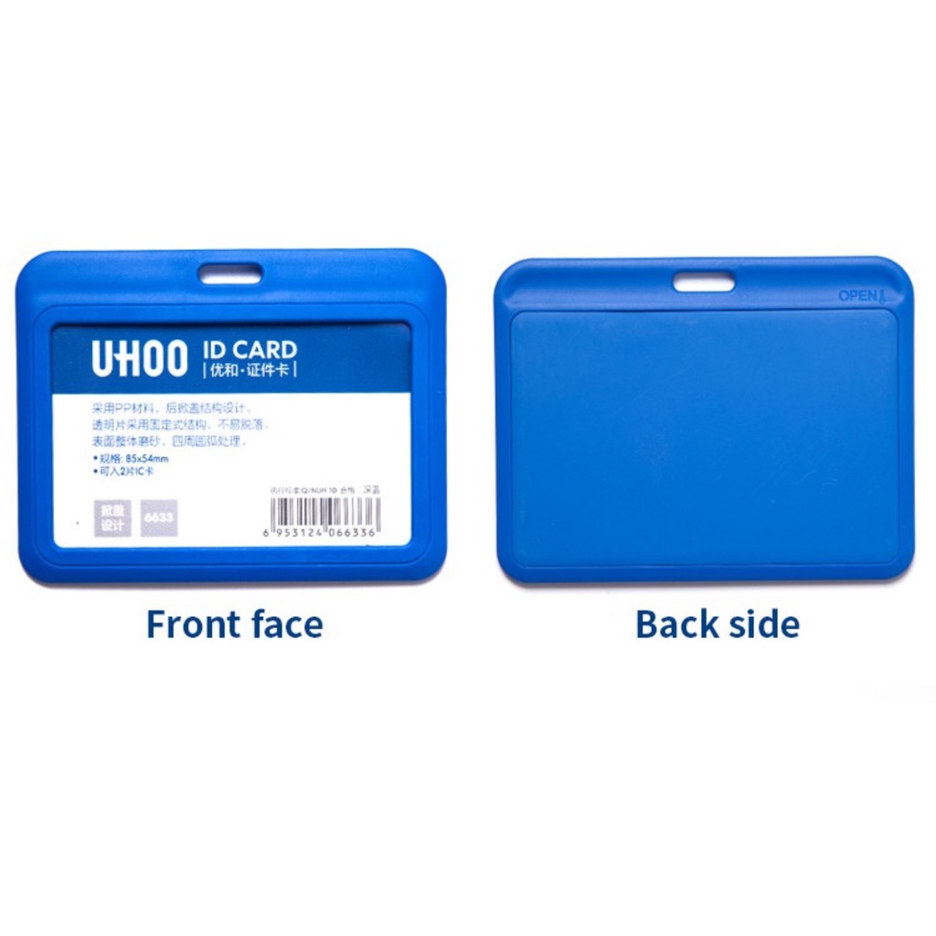 Card Holder Melintang Bagde Hard Case Employee ID badge Job Badge Work ...