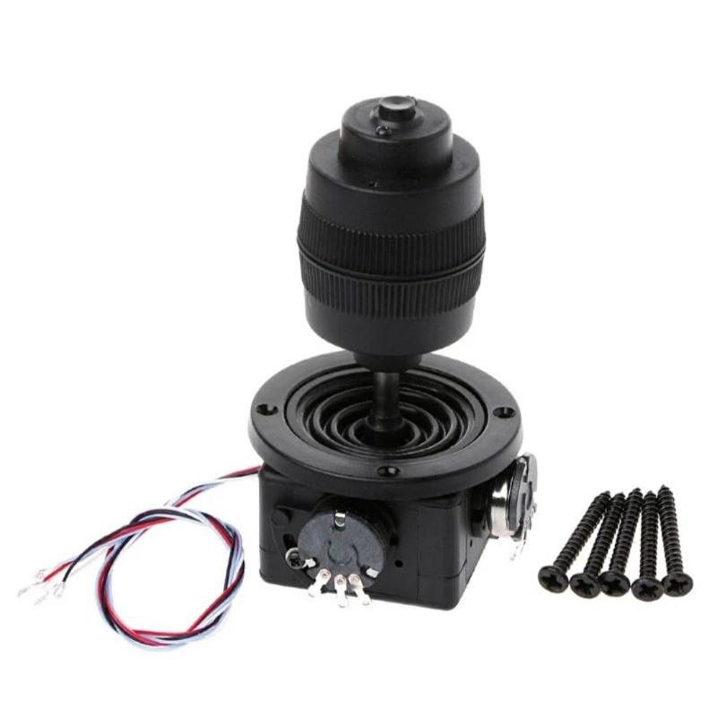 4 axis industrial joystick with pushbutton switch robotics automation ...