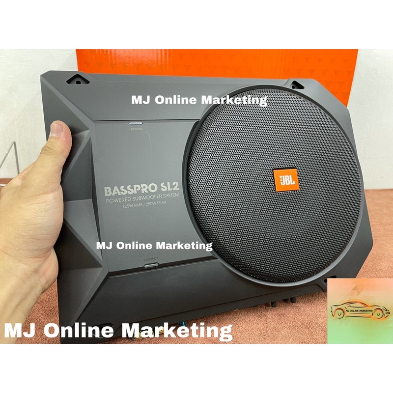 JBL Basspro-SL2 8" Inch UnderSeat Powered Active Subwoofer(INCLUDED ...