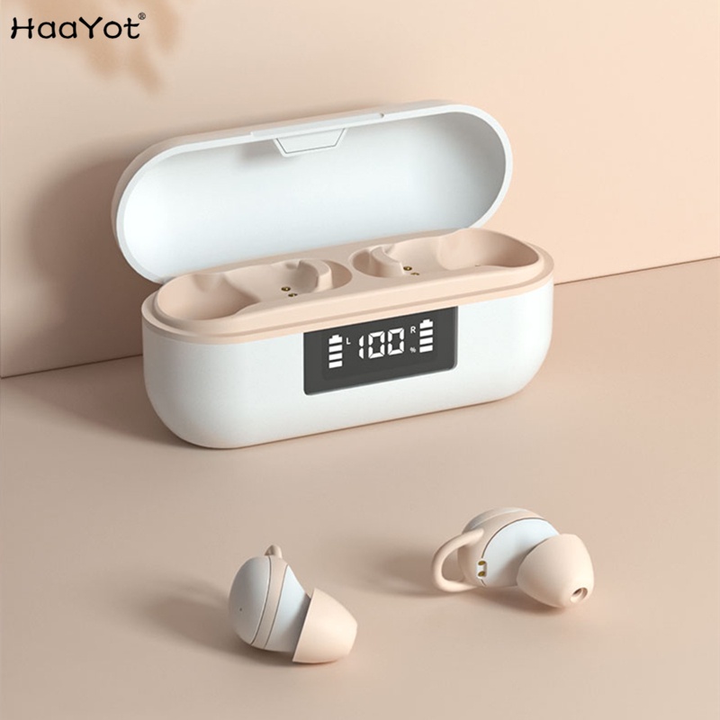 Super Mini Sleep Earphone with Microphone Bluetooth 5.3 Invisible ...