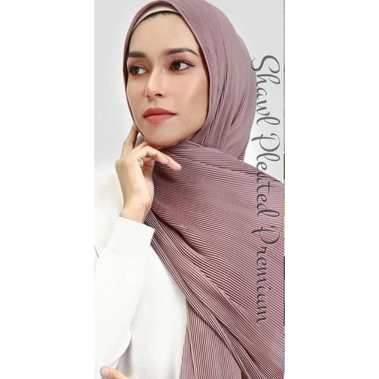 SHAWL PLEATED CRUSH 2 METER /SHAWAL 2 METER | Shopee Malaysia