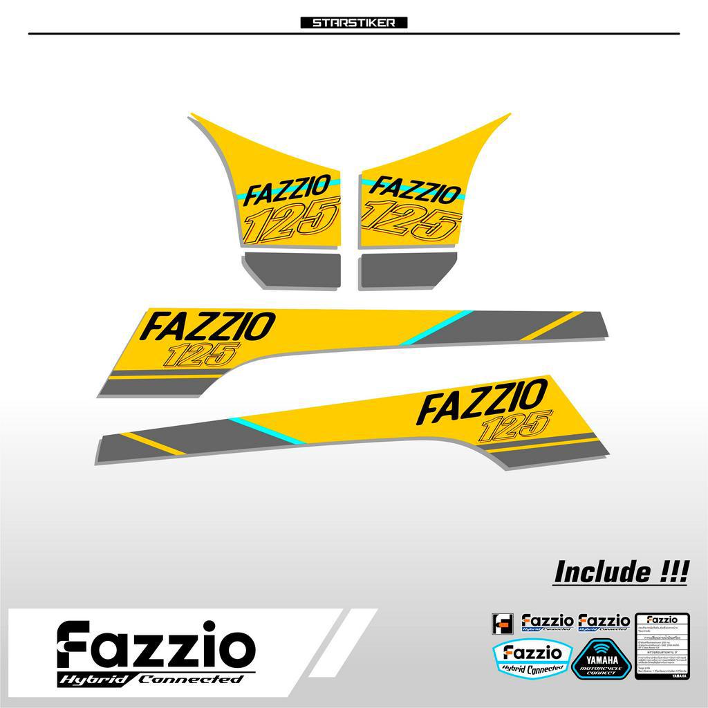 Fz4 / STRIPING / FAZZIO STICKER / SIMPLE LIST STICKER / LINE / STOCK ...
