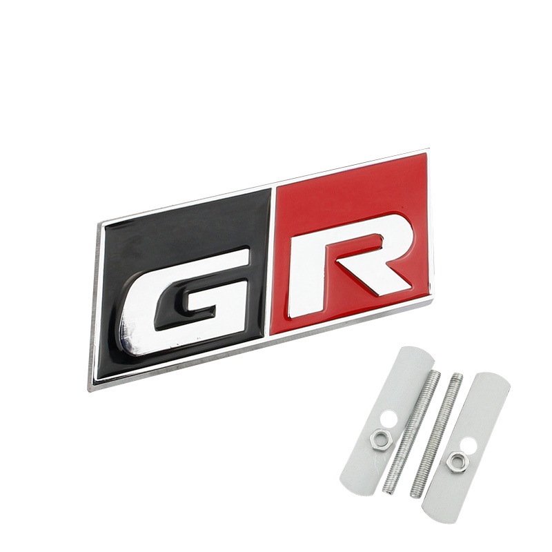1 Metal Car Sticker GR GR Sport grille emblem Logo for Toyota Gazoo ...