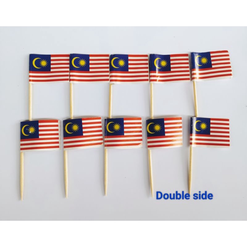 BENDERA MALAYSIA CUPCAKE 10 PCS (double side) | Shopee Malaysia