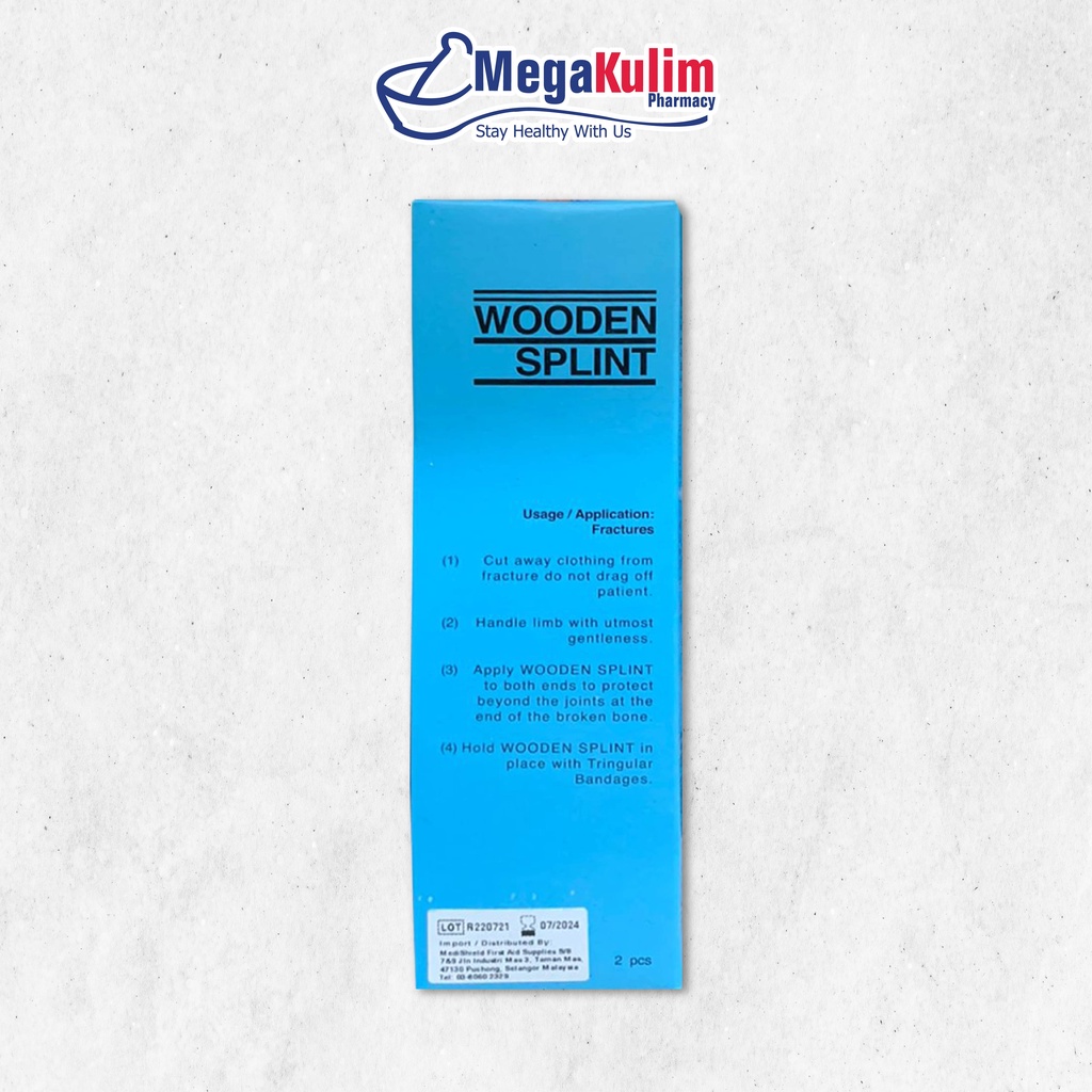 Wooden Splint (4.5cm x 15.5cm) 2 pcs | Shopee Malaysia