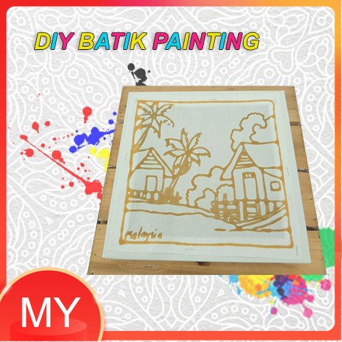 DIY Batik Painting Canvas Mainan Lukis Budak Kanak Lelaki Perempuan ...