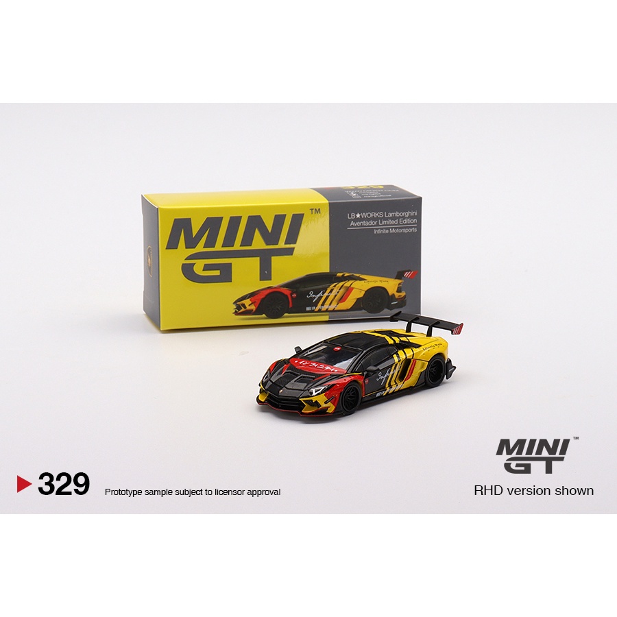 MINI GT #329 1/64 LB★WORKS Lamborghini Aventador Limited Edition ...
