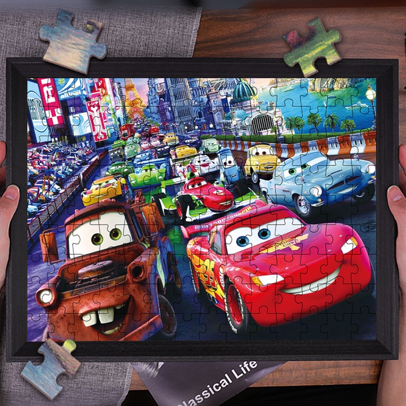 【Spot】 girl 126 Cartoon puzzle Disney Princess child Baby Enlightenment ...