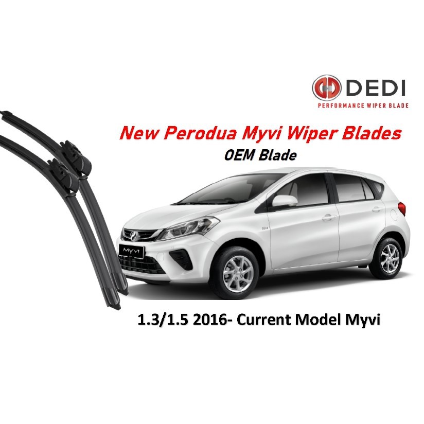 PERODUA MYVI GEN3 AERO SOFT WIPER BLADE 2018-2021 Present (1 Set ...
